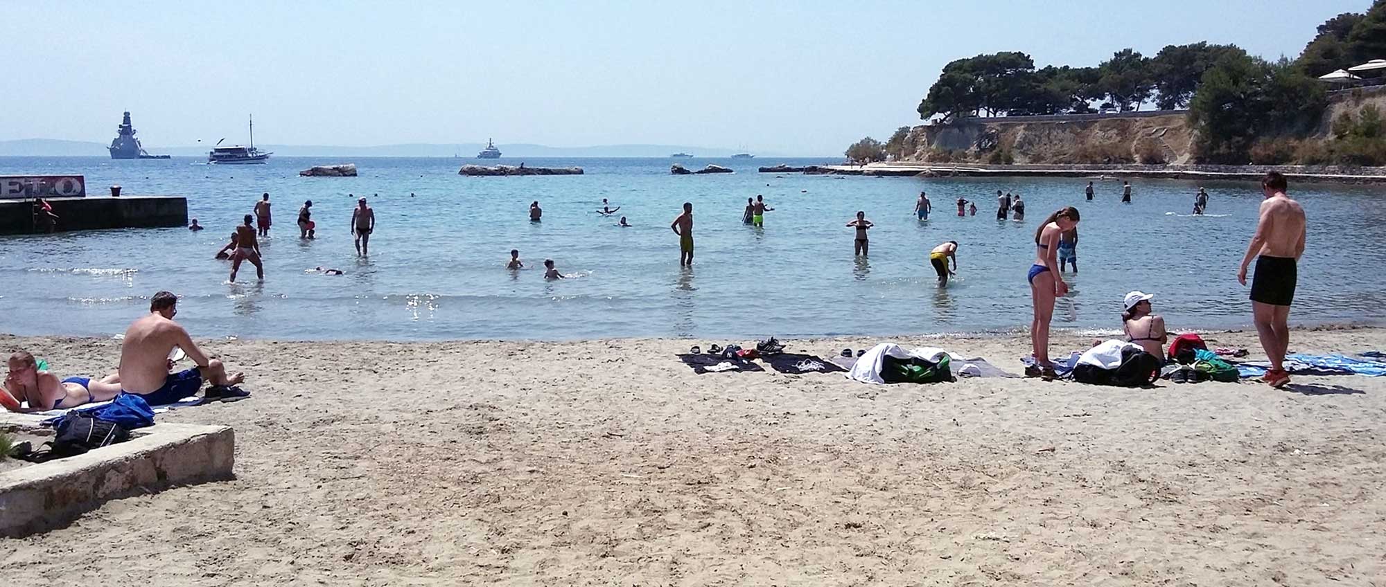 Firule Strand in Split Unterkunft und Appartements in der Nähe | Direkt ...