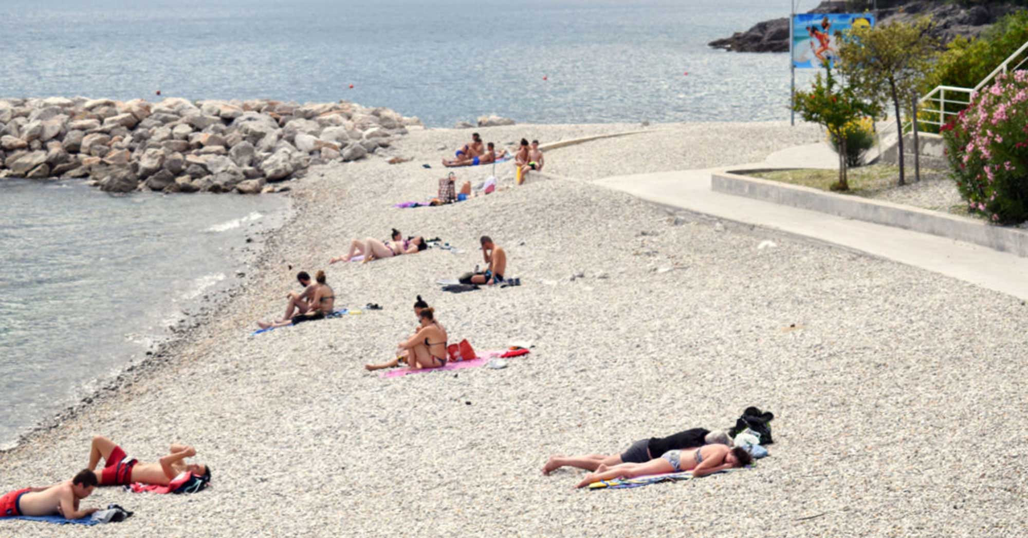 Kantrida Beach in Rijeka Unterkunft und Appartements in der Nähe ...